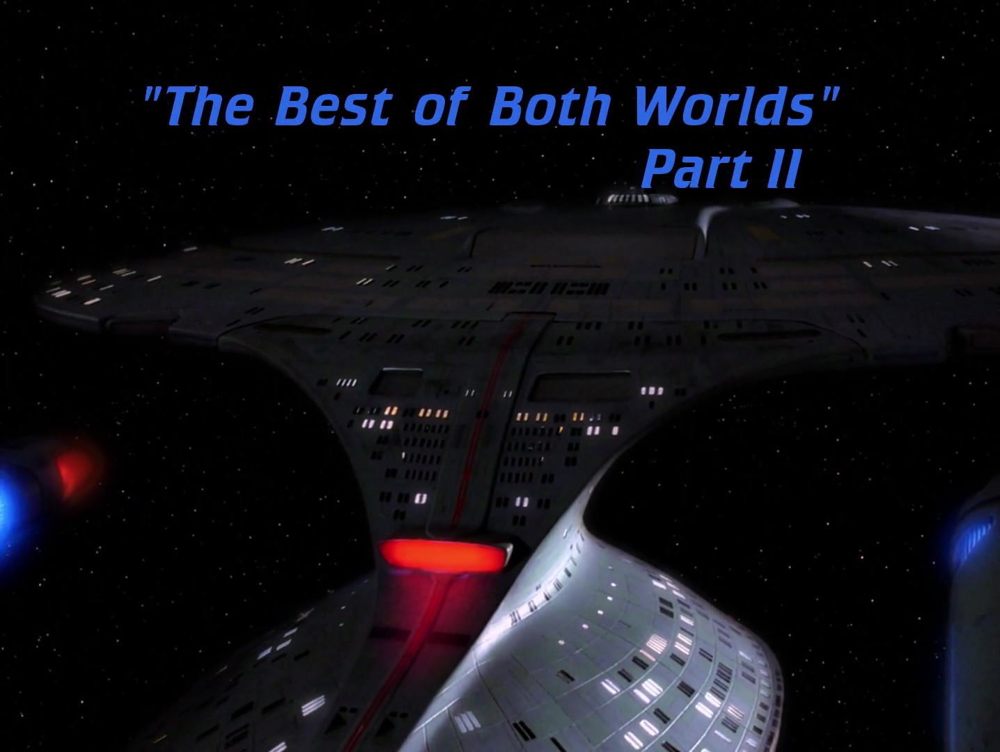 Star Trek: The Next Generation S04E01 The Best of Both Worlds, Part II ...